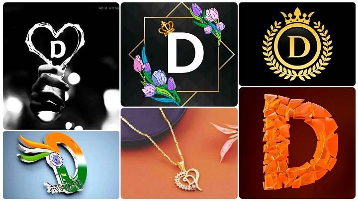 Create Personalized D Name DP Pics for Social Media