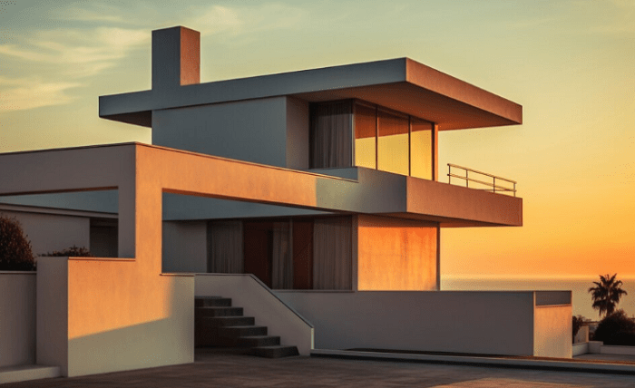 Avant-garde home constructionAvant-garde home construction